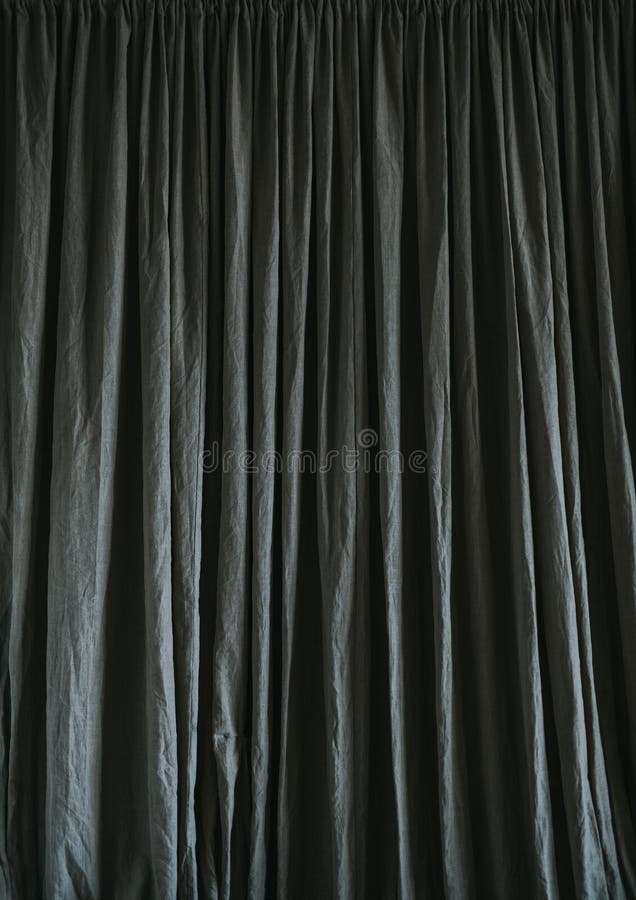 Background of Dark Curtains Stock Photo - Image of creased, elegant ...