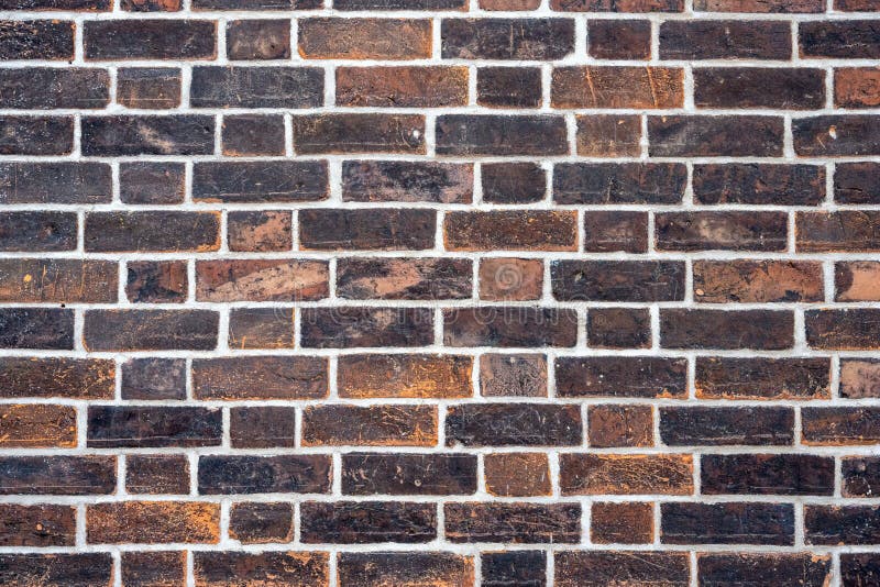 Dark red brick wall stock image. Image of color, bricks - 211143507