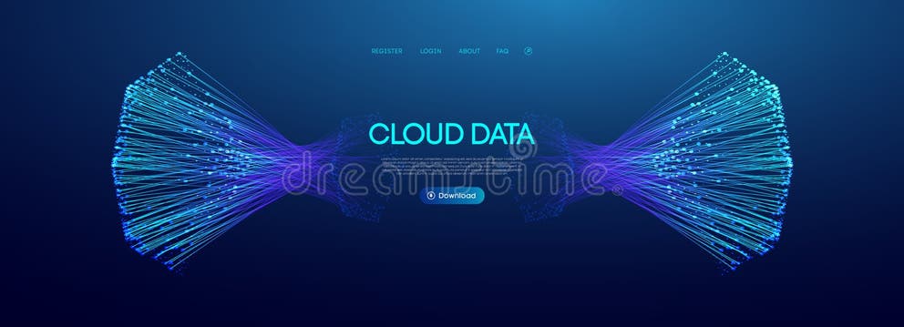 Background with Data and Abstract AI Visuals Powered by Quantum ...