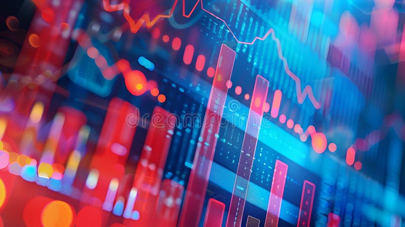 Background for Data Analysis in Vector Illustration Style Stock ...