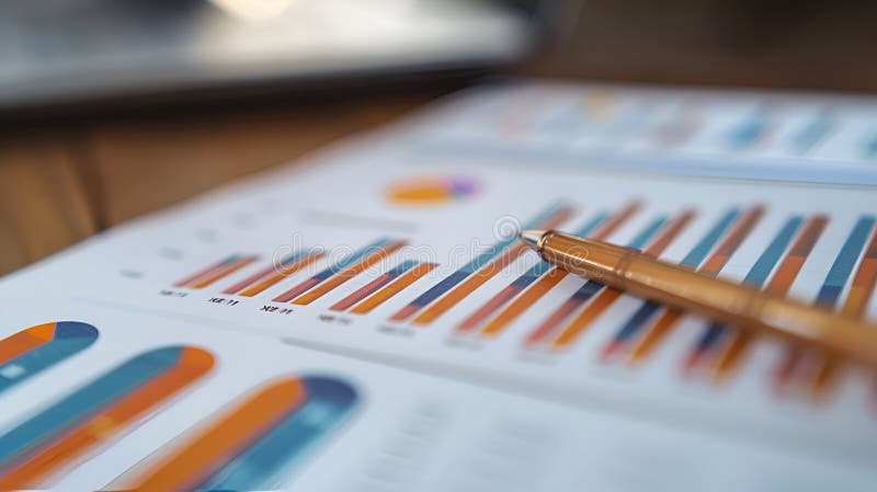 Background for Data Analysis in Vector Illustration Style Stock ...