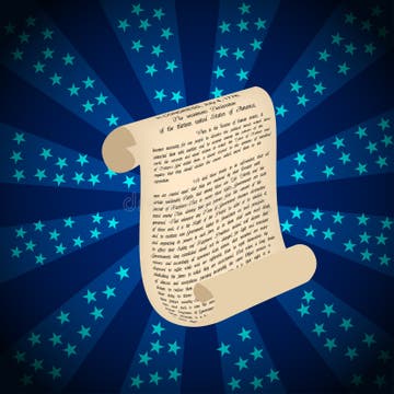 Declaration Independence Scroll Stock Illustrations – 99 Declaration ...