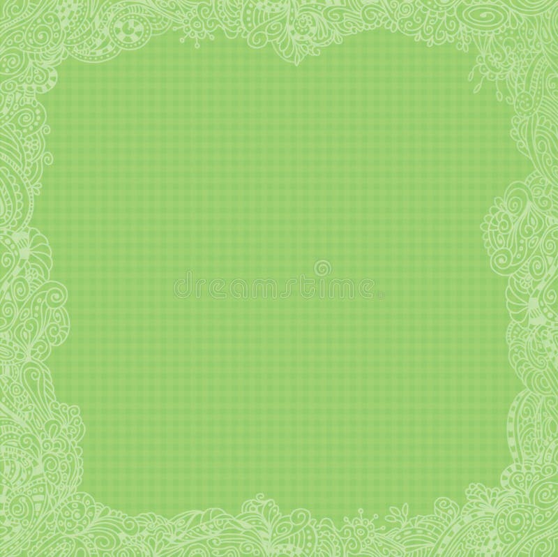 Background with Decorative Border Stock Illustration - Illustration of ...