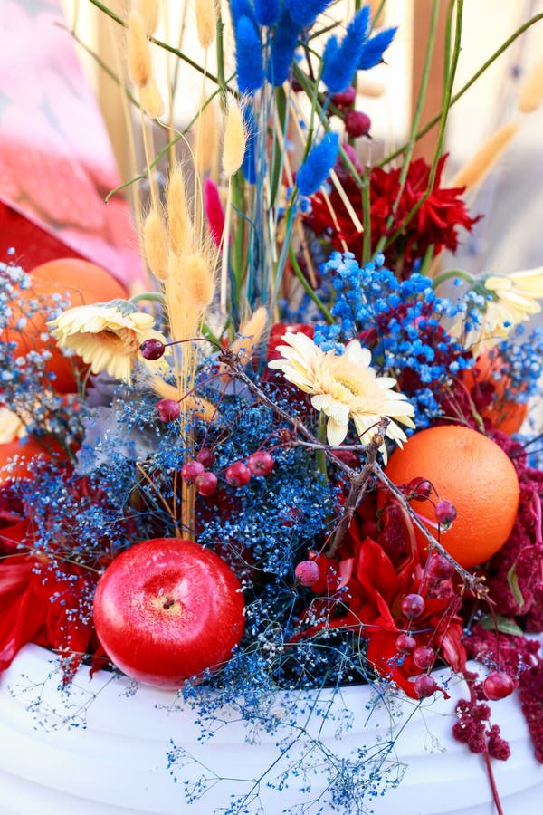 Decorative Flower Arrangement Stock Photo - Image of decor, decorative ...