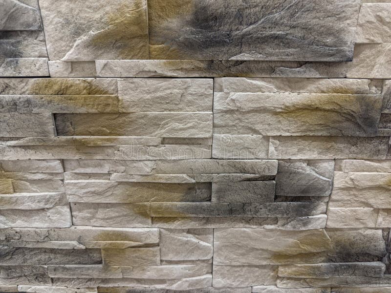 Background from Decorative Wall Made of a Decorative Stone .Stone ...