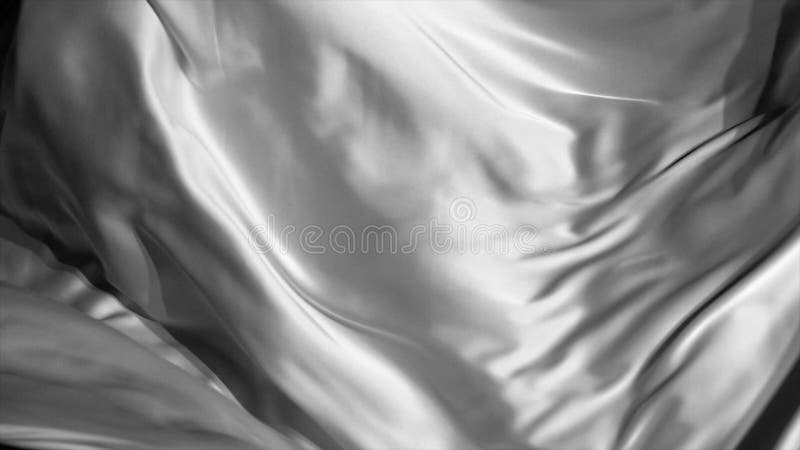 Background of Delicate White Cloth Waves in the Wind. Alpha Mask for ...