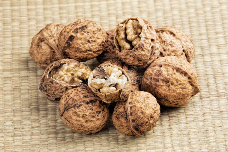 A Background of Delicious Walnuts Stock Photo - Image of healthy, food ...