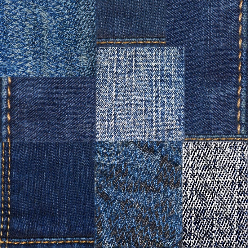 Background with Denim Texture Fabric 2 Stock Image - Image of pattern ...