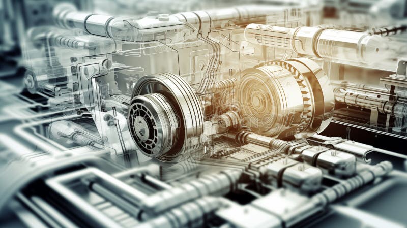 Background Depicting Engine Sensor Operation Scene in Detail.AI ...