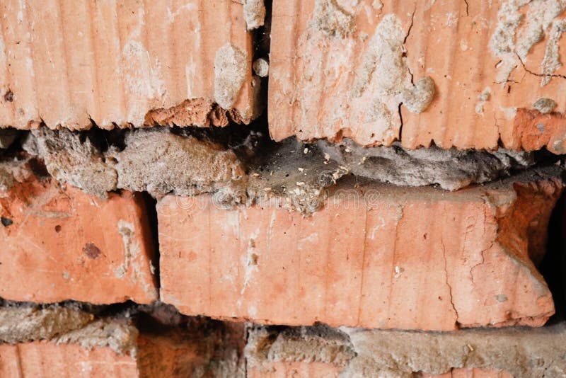 Brick Wall Texture with Paint Stock Image - Image of construction ...