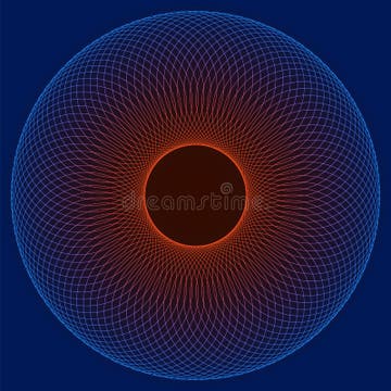 Circular Wireframe Mesh Logo Stock Illustrations – 87 Circular ...