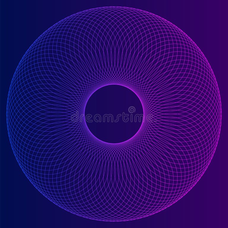 Circular Wireframe Mesh Logo Stock Illustrations – 87 Circular ...