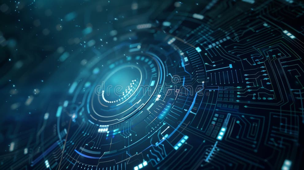 Background Design Featuring Digital Security Patterns. Stock ...