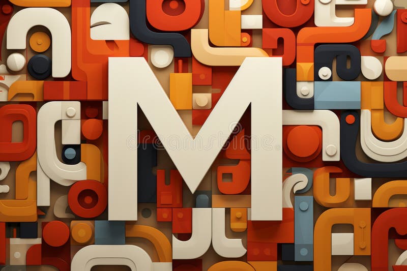 Background Design Featuring Small Block Letters in a Repetitive Pattern ...