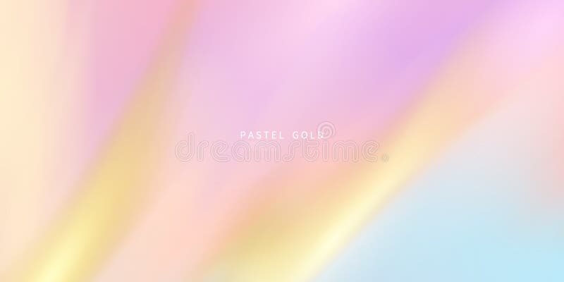 Background Design in Golden Abstract Horizontal Pastel Stock Vector ...