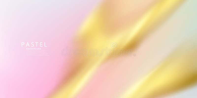 Background Design in Golden Abstract Horizontal Pastel Stock Vector ...