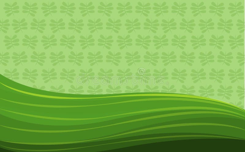 Background Design with Green Abstract Patterns Stock Vector ...