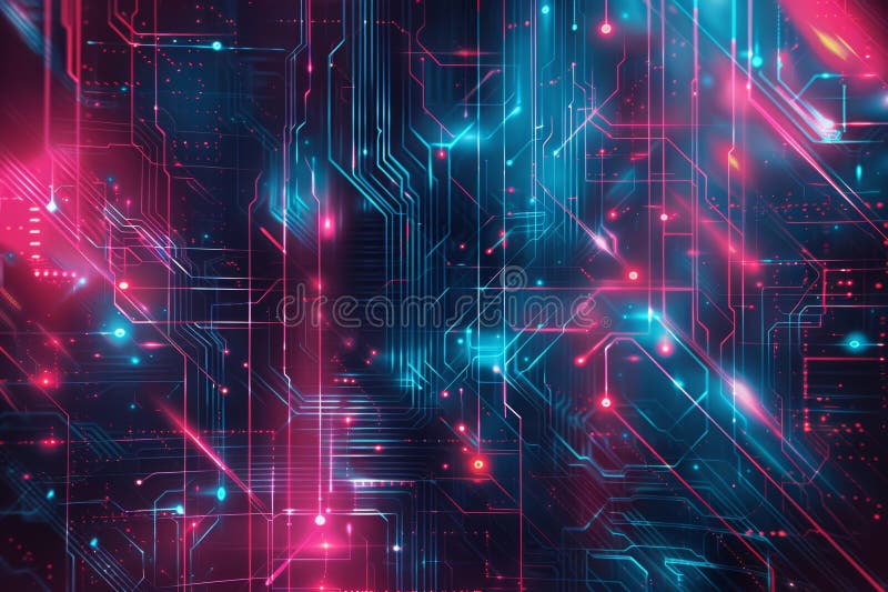 Background Design Inspired by Cyber Security. Stock Illustration ...