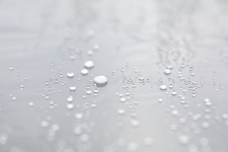 Background Design Made of Water Drops on a Gray Background Stock Photo ...