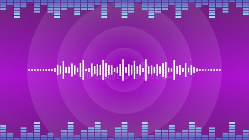 Background Design of a Music Wave Dj Stock Vector - Illustration of ...