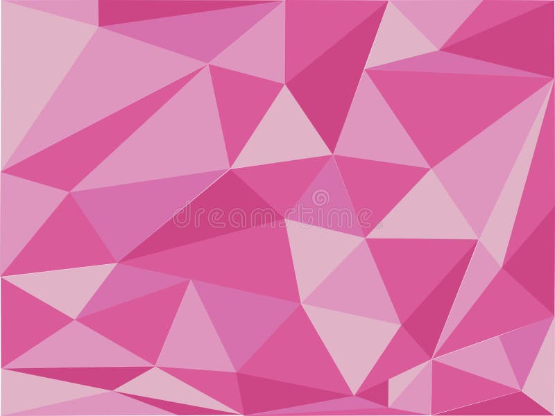 Background Design with Pink Triangles Stock Vector - Illustration of ...