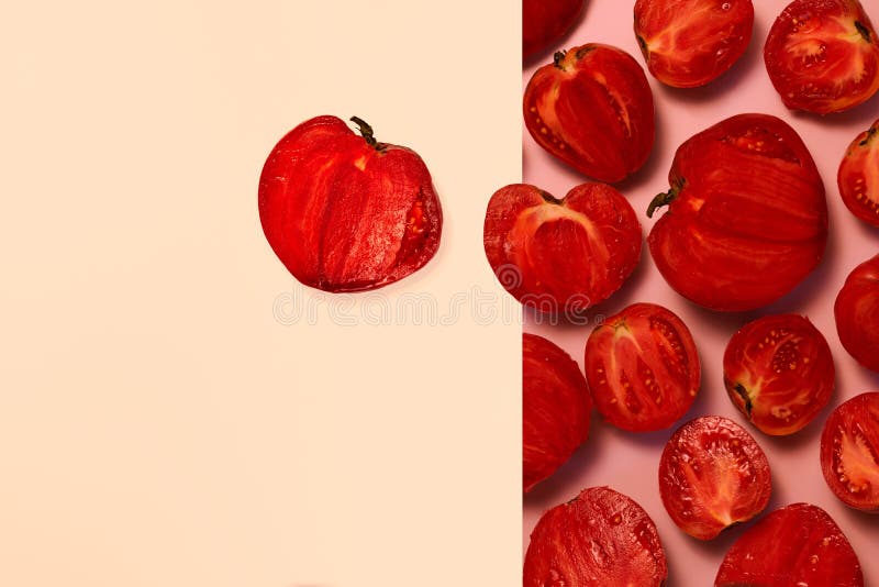 Background for Design with Products and Solid Color Surface Stock Photo ...