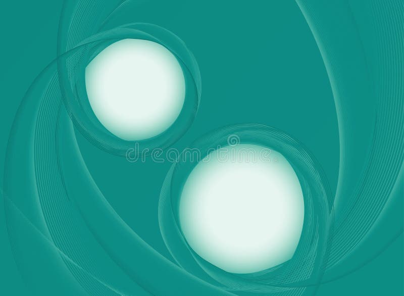 Background Design with Round Patterns in Green Stock Vector ...
