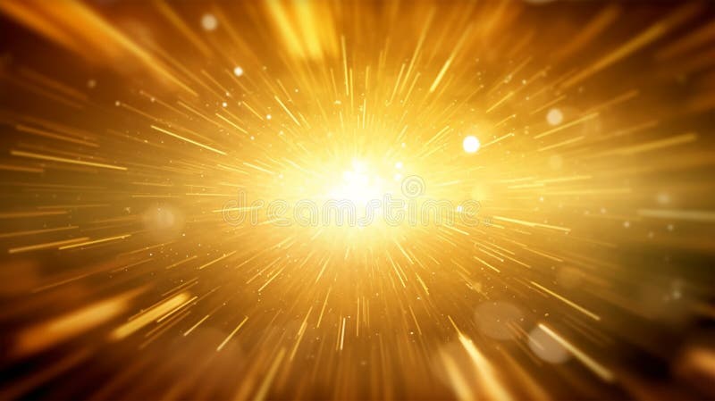 Solar System Background, Rays, Yellow, for Magazine Articles, Concept ...