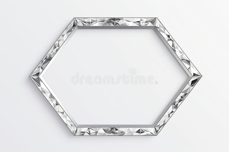 Diamond Frame . Abstract Geometric Frames Stock Photo - Image of wing ...