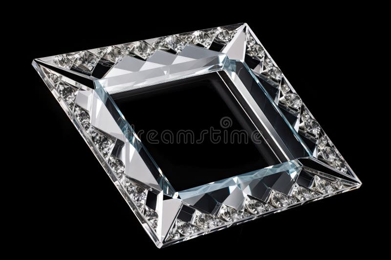 Diamond Frame . Abstract Geometric Frames Stock Illustration ...