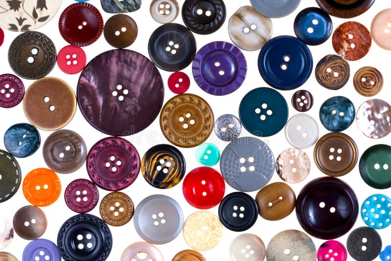 Background from Different Buttons Stock Image - Image of chaos ...