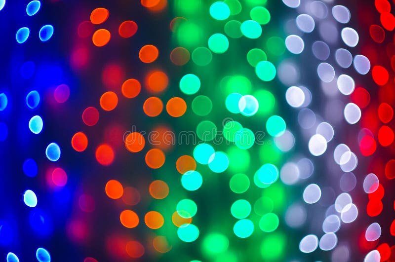 Background of Different Color Blurred Light Spots Stock Photo - Image ...