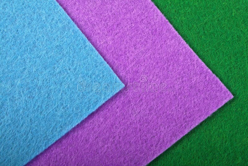 Background of Different Colors of Felt Stock Image - Image of cotton ...