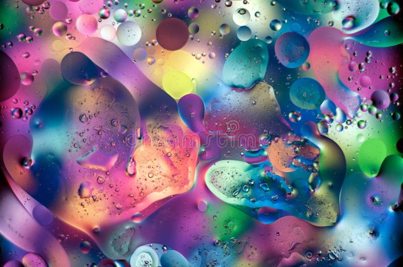Beautiful Colored Abstract Background. Background with Different Drops ...
