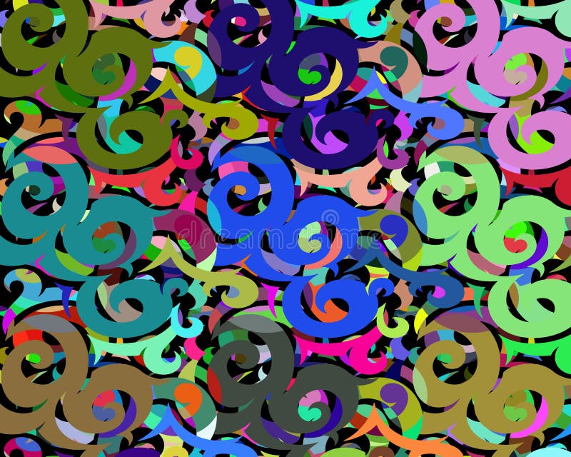 Different Patterns and Signs Stock Vector - Illustration of flower ...