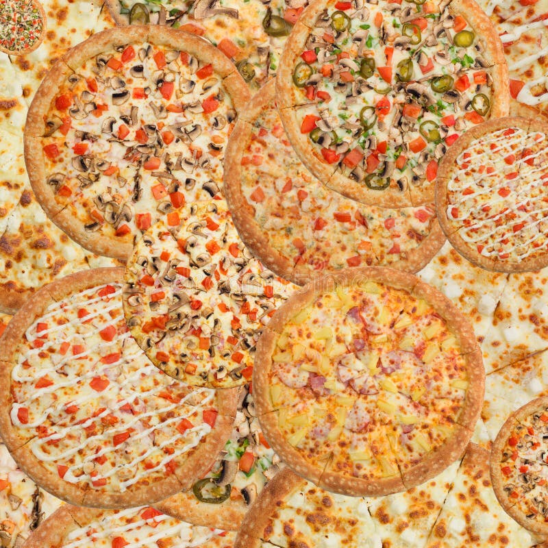 Background Of Pizza. Pizza Abstract Texture Background Stock Image ...