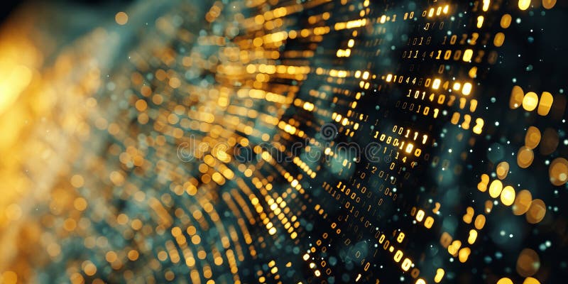 The Background of Digital Binary Code, Program Code, Abstract ...