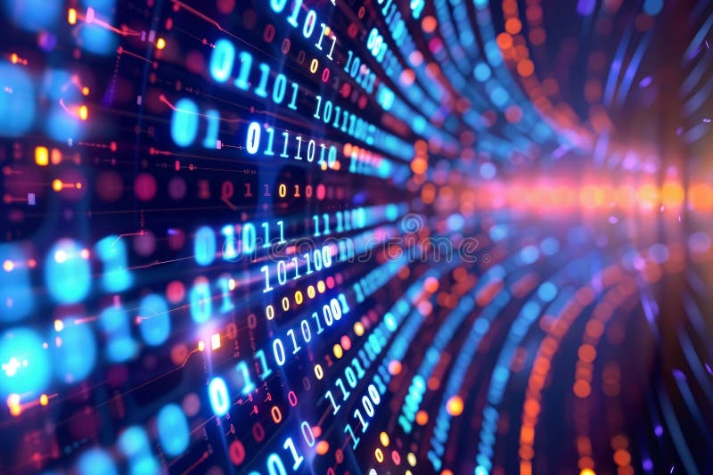 The Background Of Digital Binary Code Program Code Abstract 9560