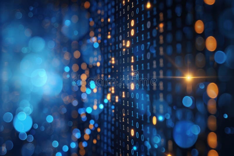 The Background of Digital Binary Code, Program Code, Abstract Technological Background Stock ...