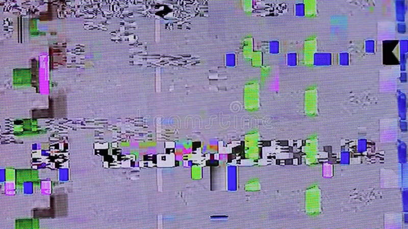 The Background of Digital Glitches Stock Video - Video of damaged ...