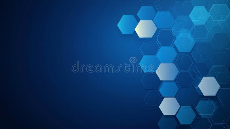 The Background of the Digital Network in the Blue Color Scheme is ...