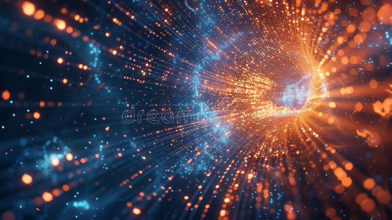 Background of Digital Particles, Quantum Computing Networks, and Global ...