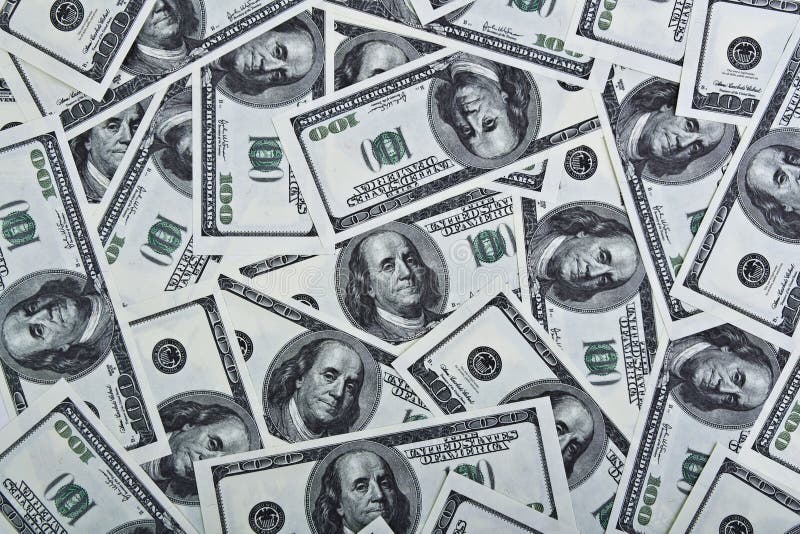 Background with Dollar Bills Stock Image - Image of shopping, bill ...