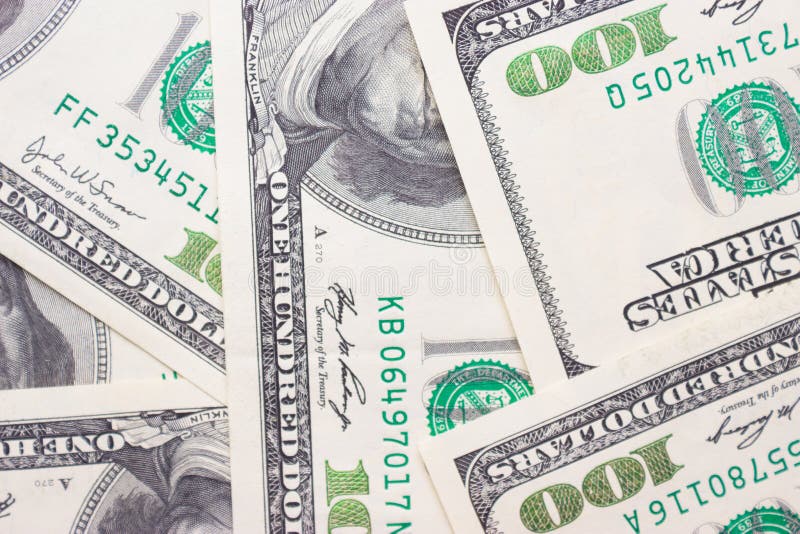 Background of dollar bills stock photo. Image of exchange - 109589150