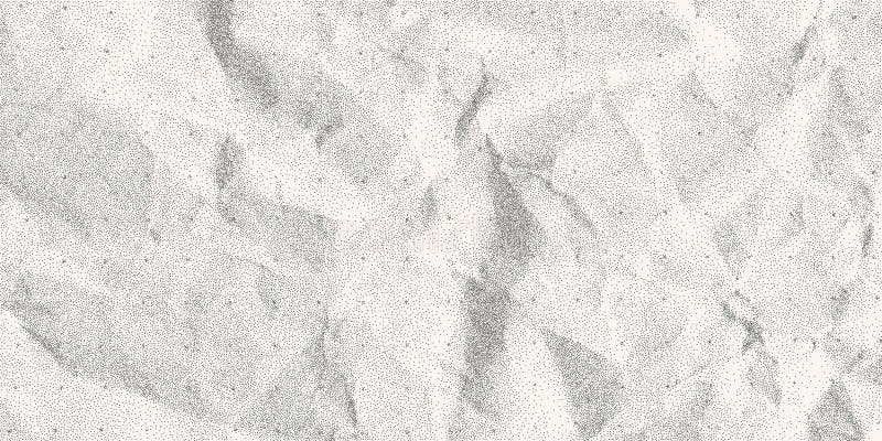 Background with Dot Effect, Crumpled Folded Paper, Grunge, Empty Page ...