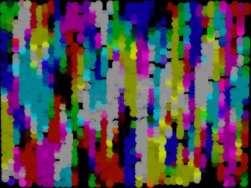 Background with Dots Random Transparency Color in Columns on Bl Stock ...