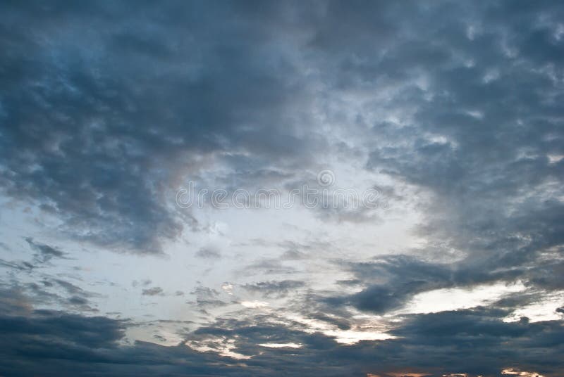 Background Dramatic Dark Sky with Sun Rays Stock Image - Image of rays ...