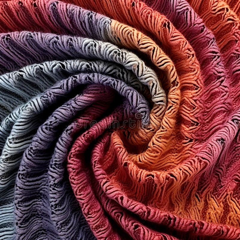 Background of Drape Knit Fabric. Woolen Fabric As an Abstract ...