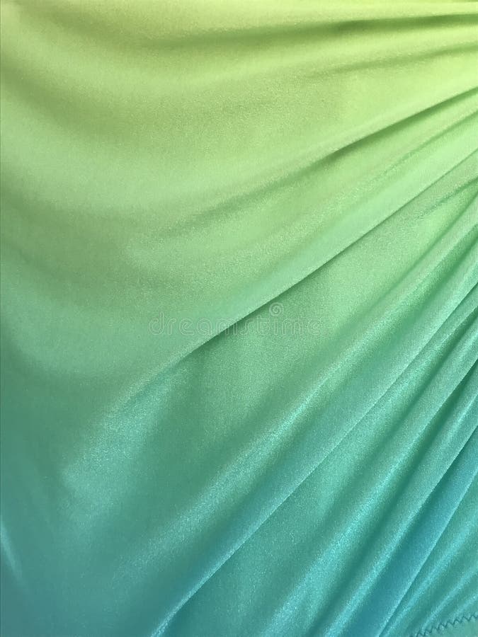 Draped Blue and Green Fabric. Close View Stock Photo - Image of aqua ...