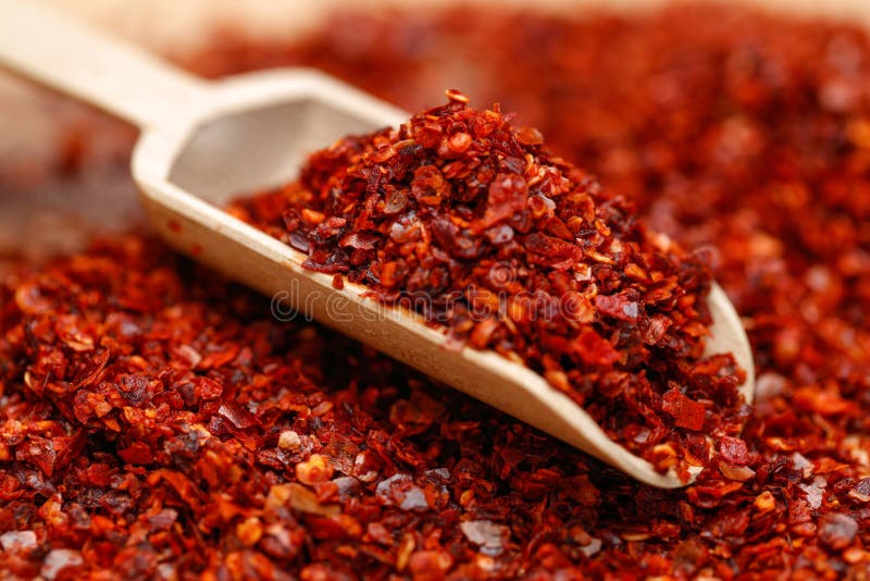 Background of Dried Ground Red Pepper Stock Image - Image of cooking ...